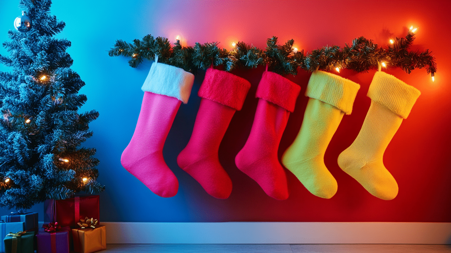 29 Stocking Decorating Ideas That Make Your Mantel Shine Bright