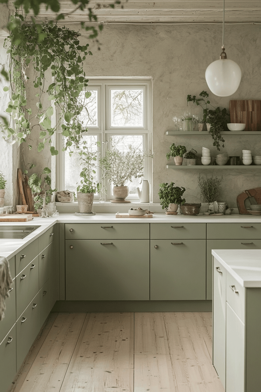 29 Sage Green Kitchen Cabinets That Feel Fresh And Timeless