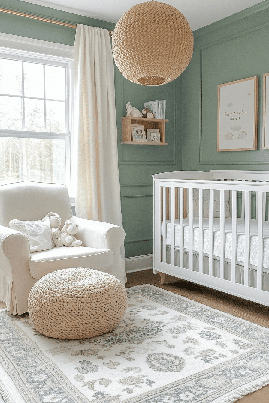 29 Sage Green Nursery Ideas That Create A Gentle Cozy Space