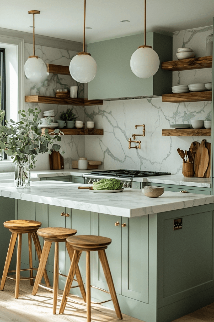 29 Sage Green Kitchen Cabinets That Feel Fresh And Timeless