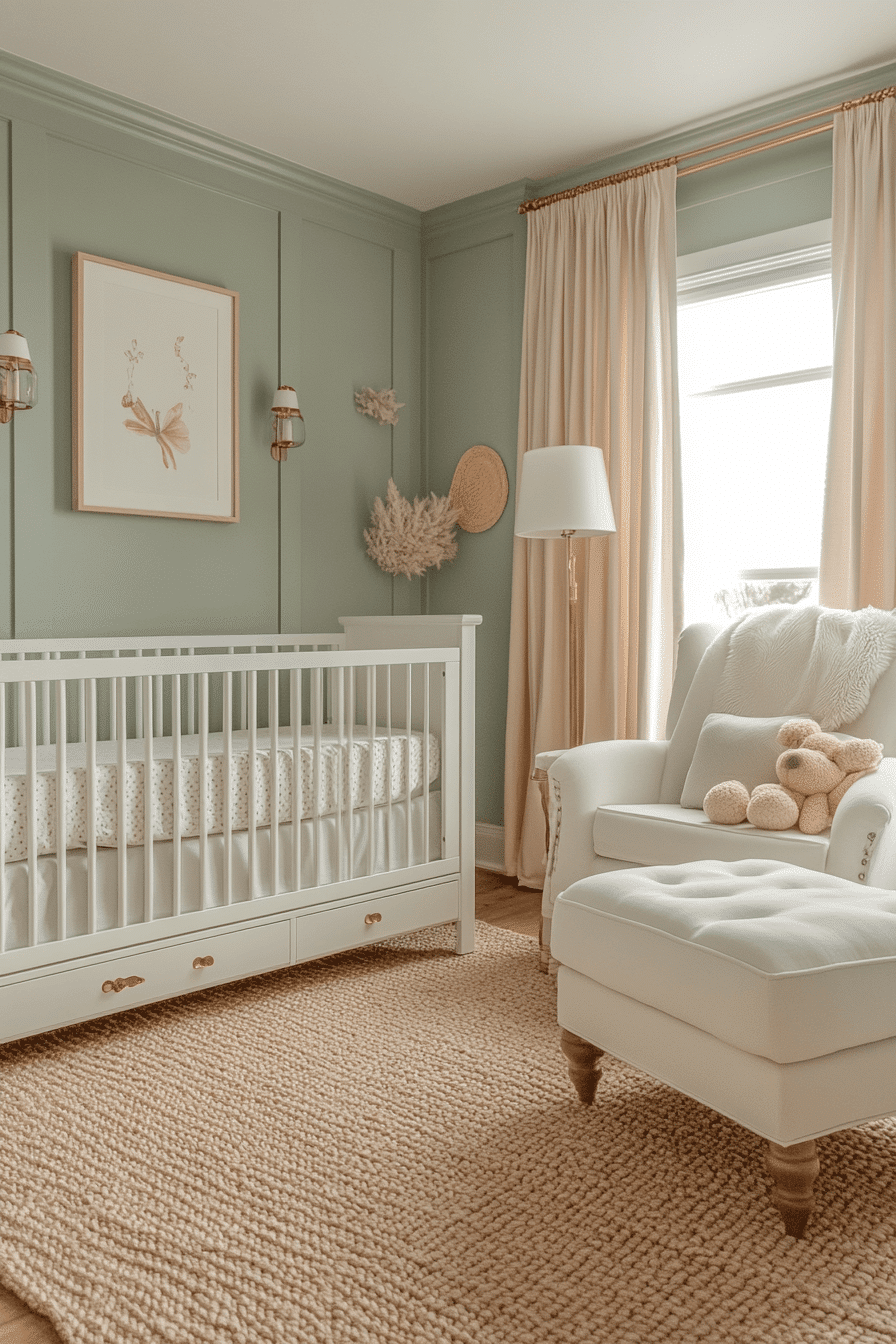29 Sage Green Nursery Ideas That Create A Gentle Cozy Space